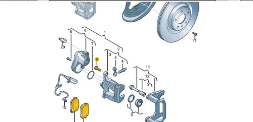 NEW AUDI A4 AVANT B9 REAR BRAKE PADS SET 8W0698451BG 8W0-698-451-BG | eBay