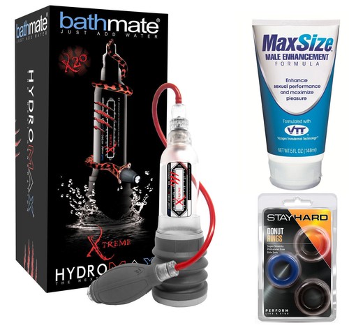 New Bathmate Hydromax Xtreme x5 Hydropump Water Penis Enlarger Pump ...