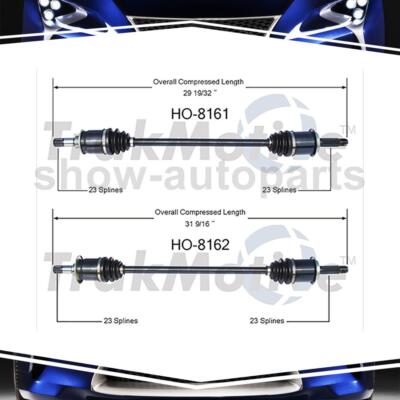 TrakMotive Rear Left Rear Right 2Of CV Axle Shaft For Honda Element | eBay