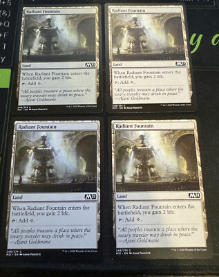 Radiant Fountain X4 M21 Core Set Magic the Gathering MTG | eBay