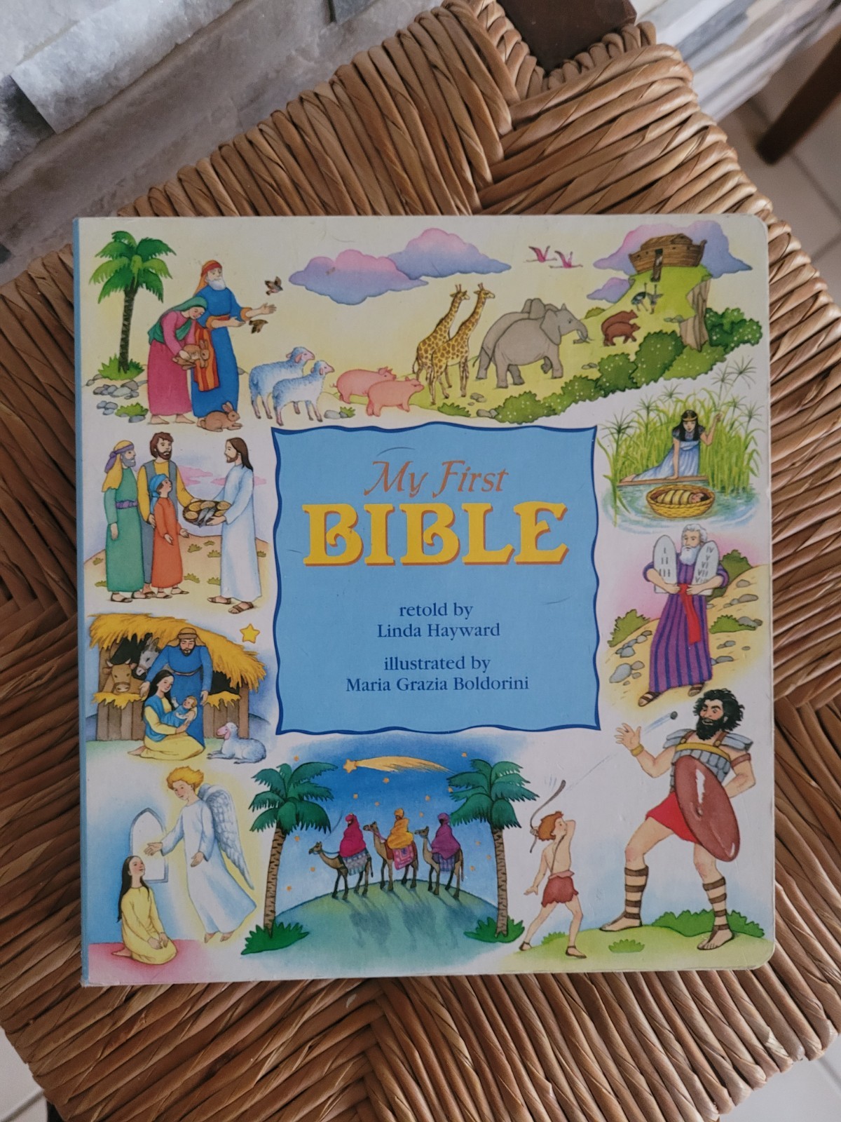 Vintage My First Bible by Linda Hayward 1994 Childrens Board Books ...