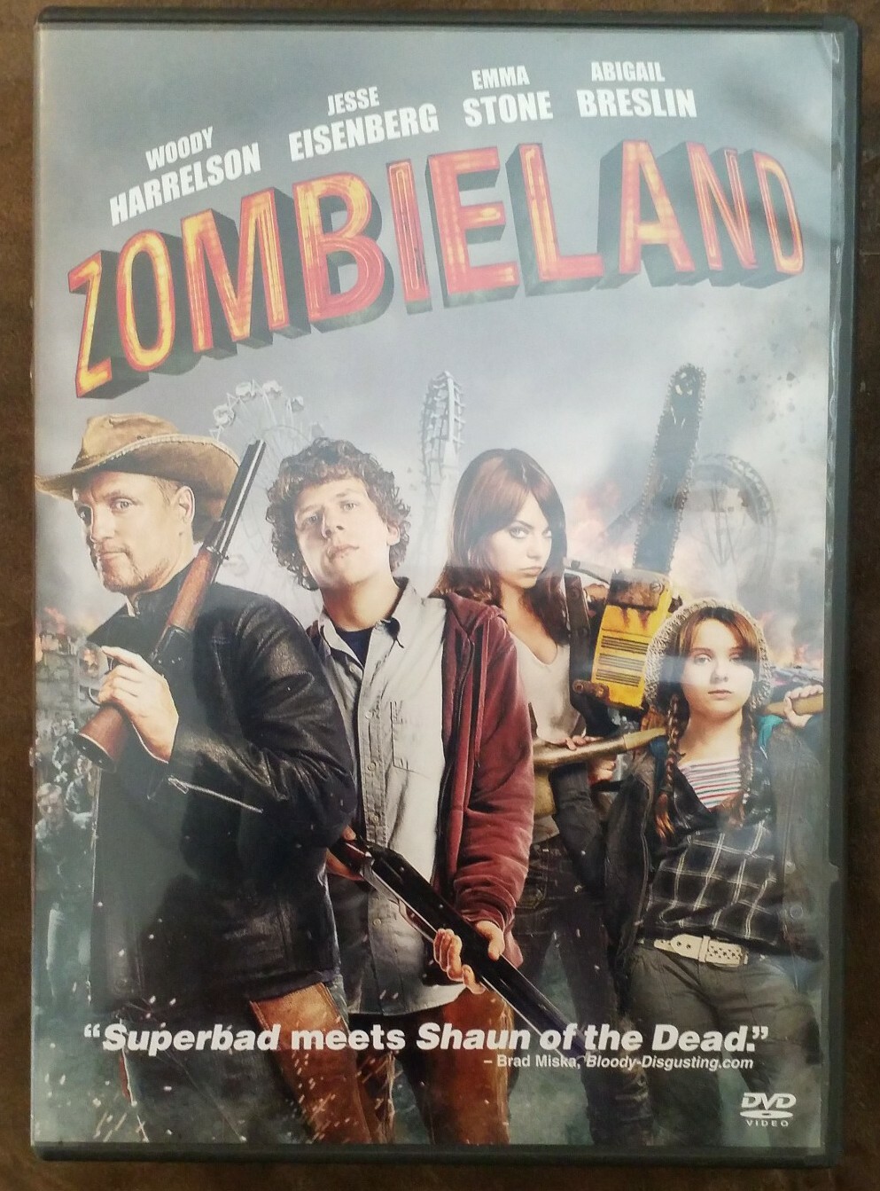 Zombieland (DVD, 2010) Woody Harrelson Emma Stone LIKE NEW Condition ...
