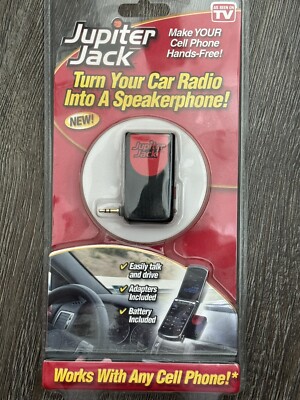 Jupiter Jack Cell Phone Car Radio Hands Free Speakerphone Converter ...
