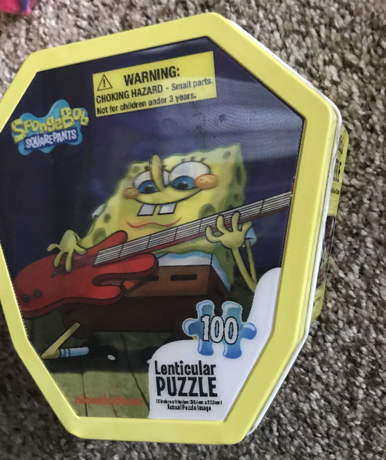 NEW ~ SPONGEBOB SQUAREPANTS 100 PIECE LENTICULAR PUZZLE ~ 12" x 9" | eBay