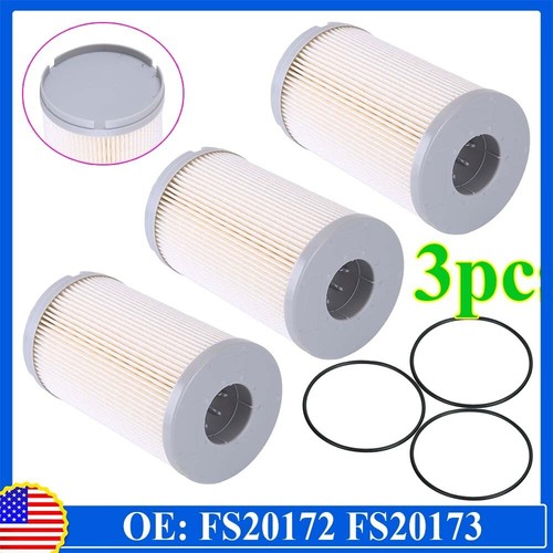 New 3Pack K37-1029 Fuel Filter FS20172 K37-1012 K37-1011 Fit Peterbilt ...