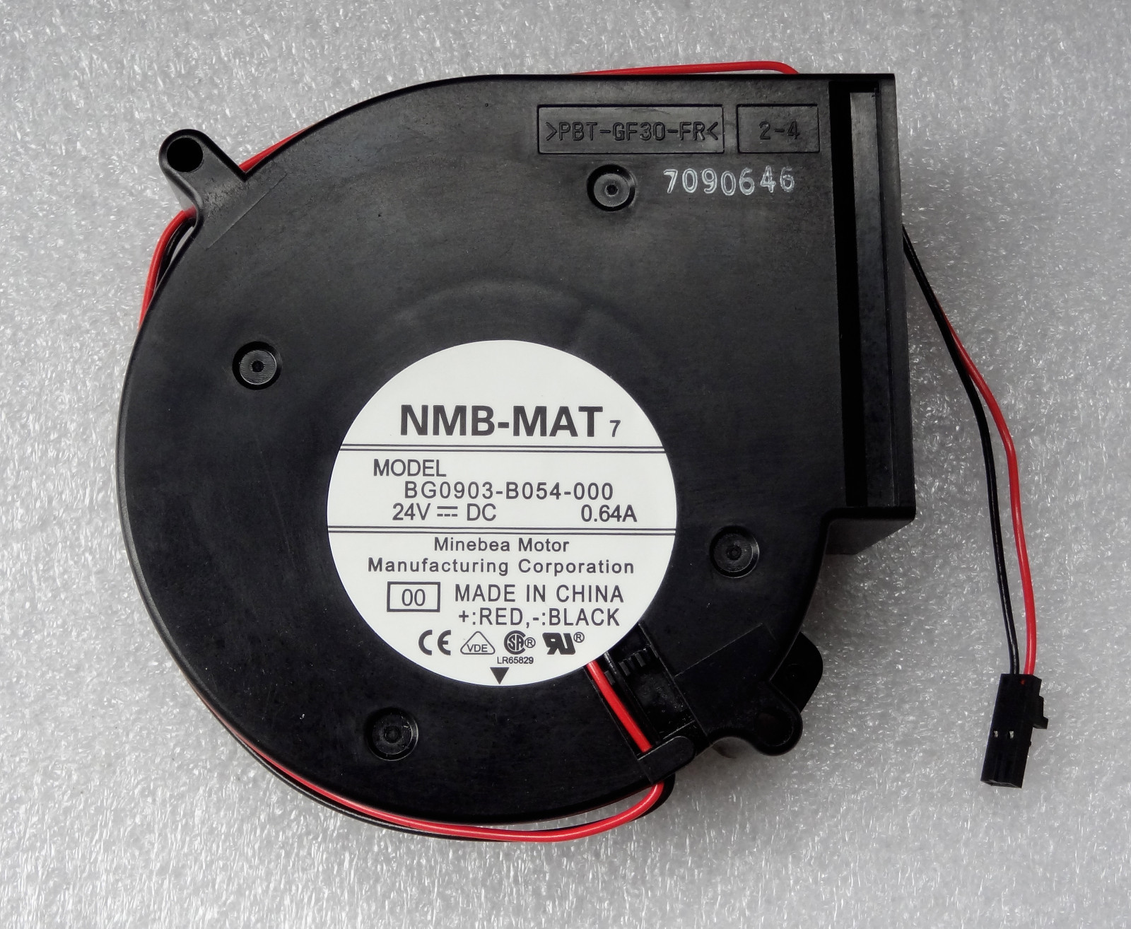 NEW NMB-MAT 97mm x 33mm Blower Fan 24V 2 Pin Molex SL Connector BG0903 ...