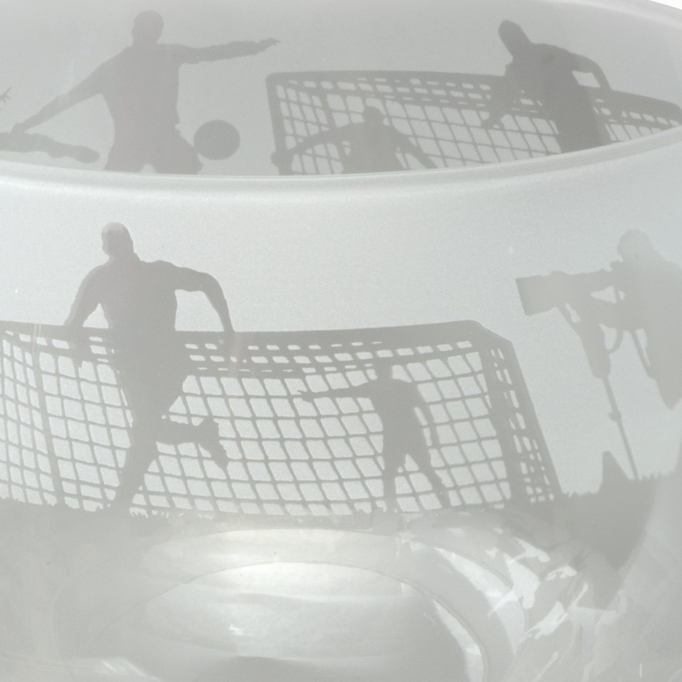 Gin Glass Decorated Soccer Copa Balloon Glassware Sport Sandblast Gift ...