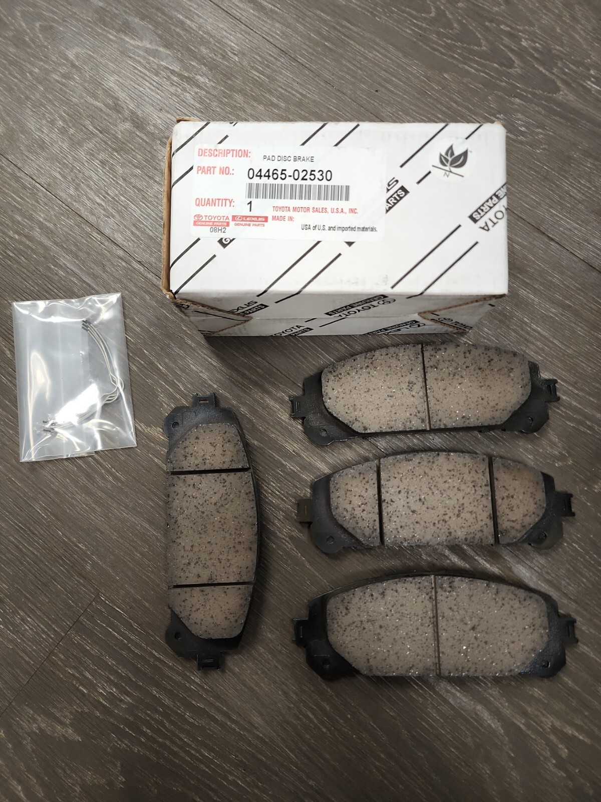 2020-2022 Toyota Highlander Front Brake Pad Set 04465-02530 Genuine OEM ...