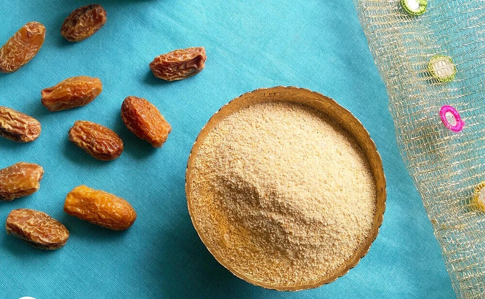 Spray dried organic date fruit Powder 1 kg Phoenix Dactylifera Pure ...