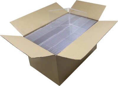 (200) MSBS10CA Calendar Box Clear Empty Standard Display Rubber Stamp ...