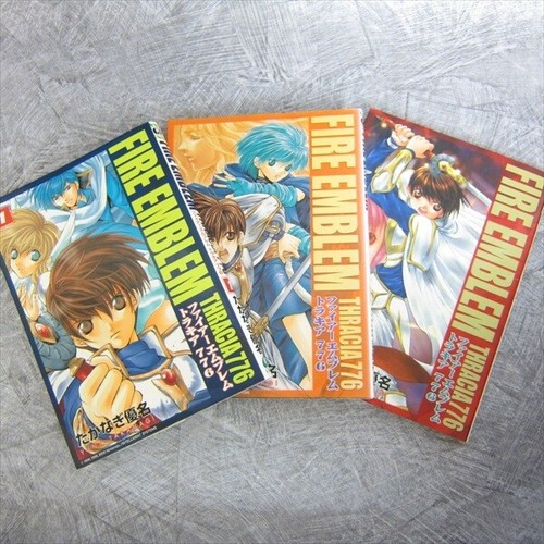 FIRE EMBLEM THRACIA 776 Manga Comic Complete Set 1- 3 YUNA TAKANAGI ...