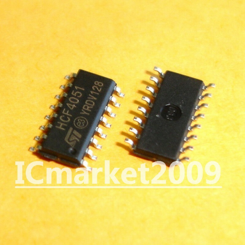 100 PCS HCF4051M SOP-16 HCF4051 HCF4051M013TR Analog Multiplexer ...