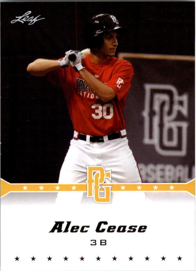 2013 Leaf Perfect Game Showcase - Alec Cease #39 Yellow (RC) for sale ...
