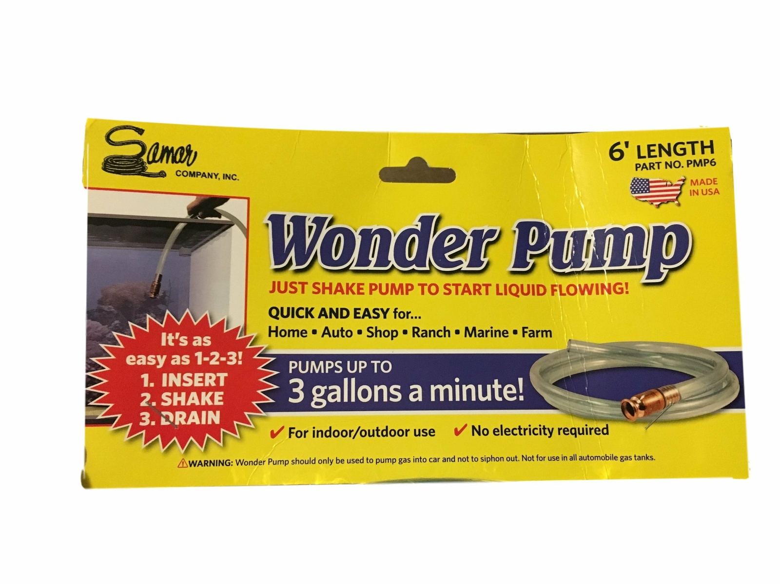 Wonder Pump 6' Self-Priming Pump PN PMP6 | eBay