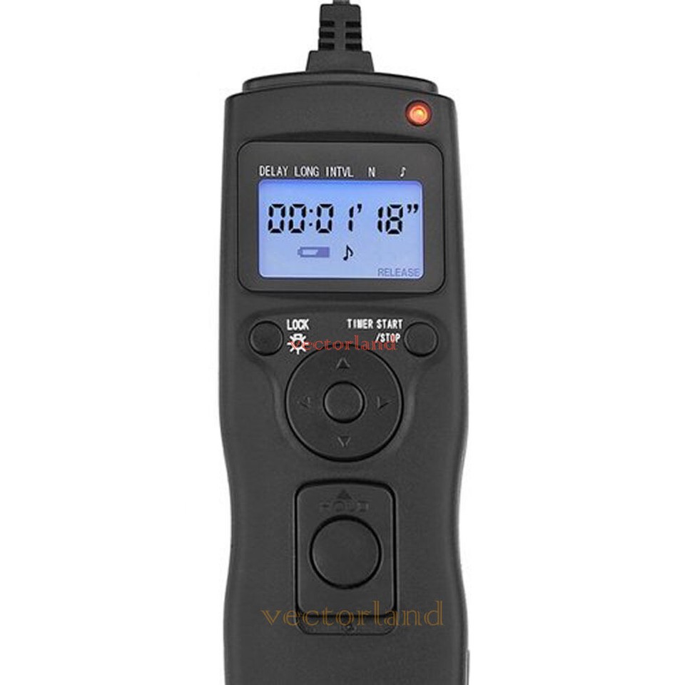LCD TIMER REMOTE CONTROL FOR CANON EOS R7 550D 600D 1100D 250D ...