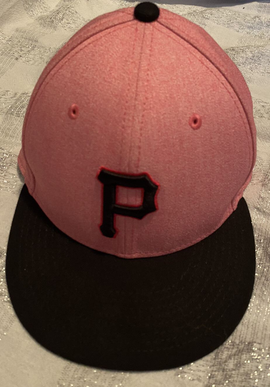 NWOT New Era 59Fifty Hat Mens MLB Pittsburg Pirates Pink Fitted Cap 7 1 ...