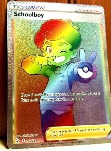Pokemon TCG FusionStrike Schoolboy Rainbow 276-264 Ultra Rare | eBay