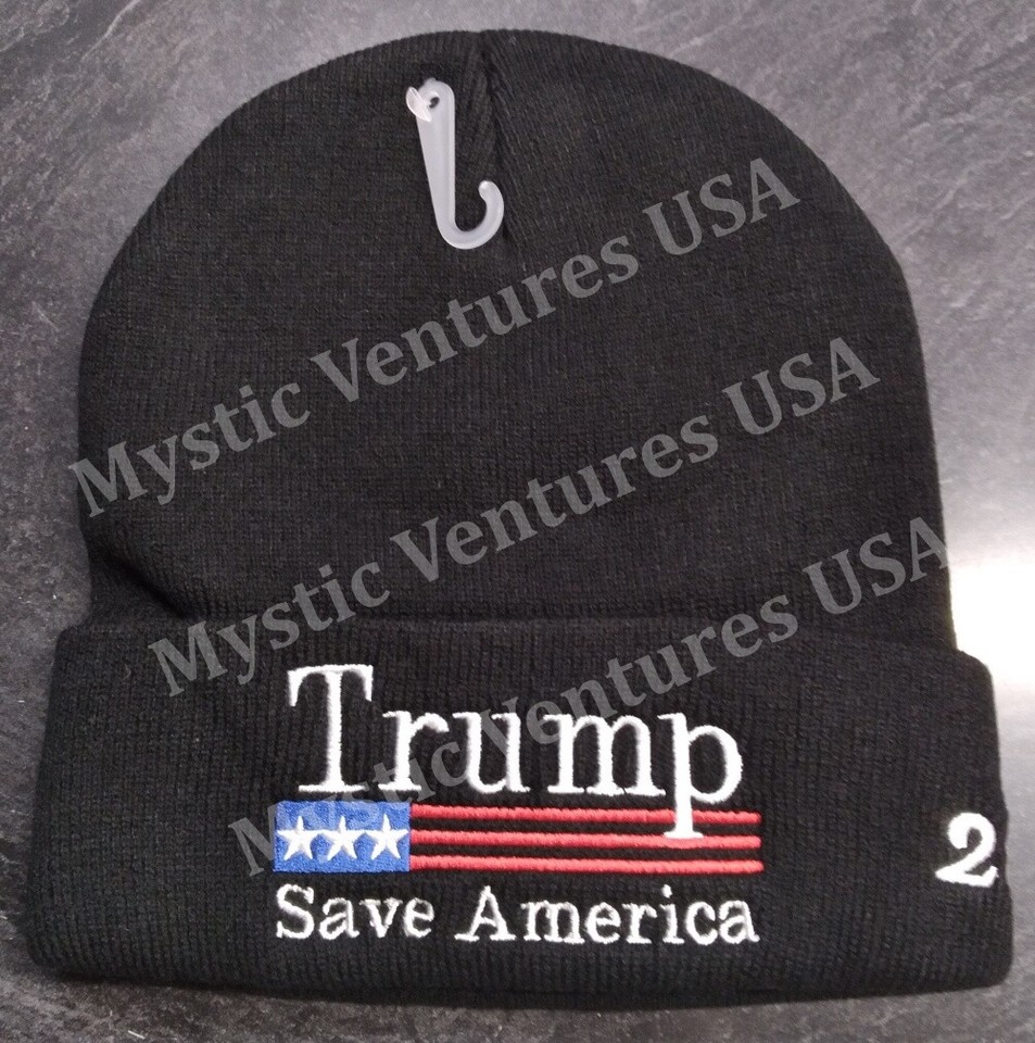 TRUMP 2024 SAVE AMERICA! Embroidered Beanie Style Winter Hat - Many ...