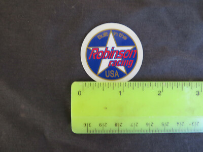 REAL NOS ROBINSON FACTORY DECAL BMX BICYCLE RACING RARE STICKERS DECALS ...