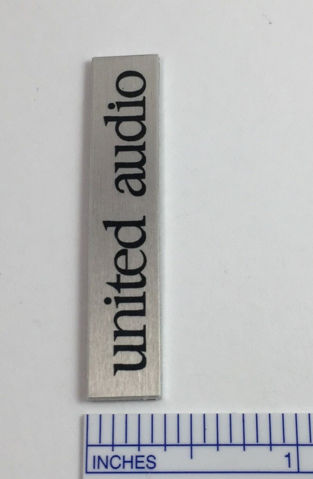 United Audio Badge Logo for Dual Turntable Base Plinth Custom Made ...
