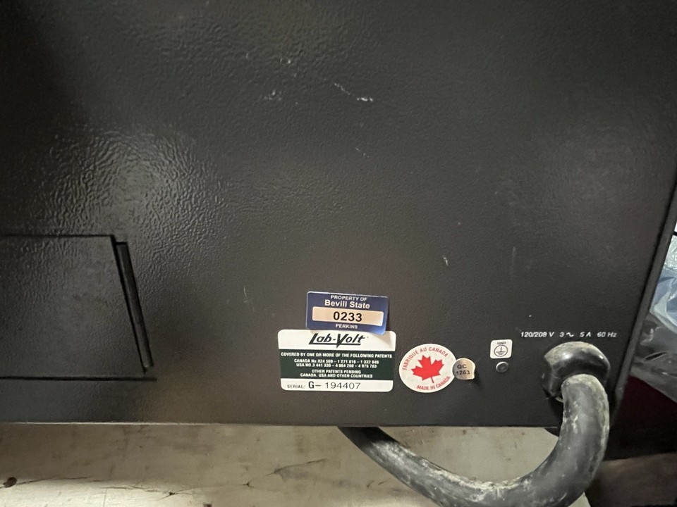 Lab Volt Distribution Transformer Trainer model 8361-00 used In ...