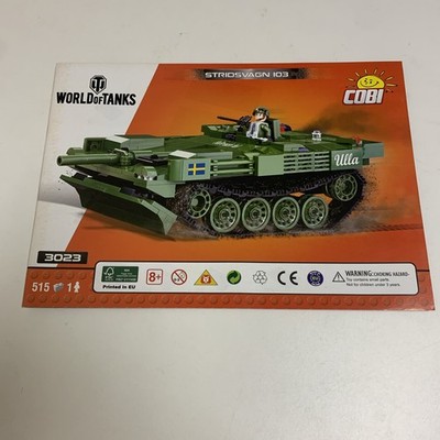 COBI 3023 STRIDSVAGN 103 Instruction MANUAL ONLY WWII WORLD OF TANKS | eBay