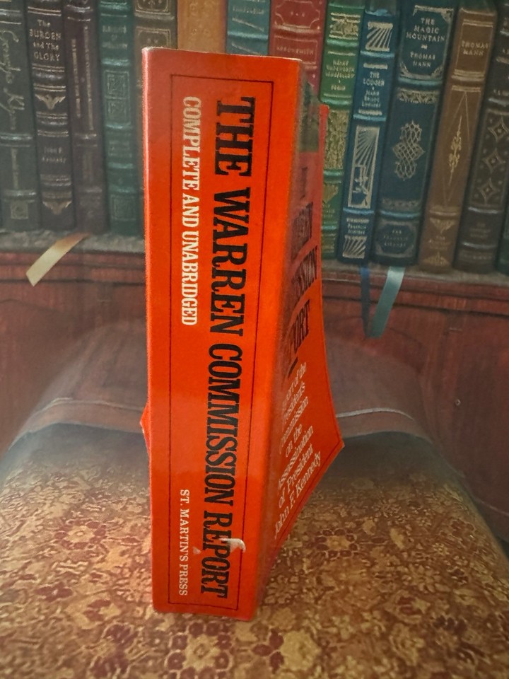 Warren Commission Report : Report of the President's Commission on the Assassina 9780312082574| eBay