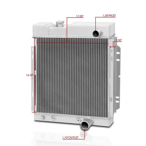 3-Row Full Aluminum Racing Radiator for 63-66 Ford Falcon Mustang ...