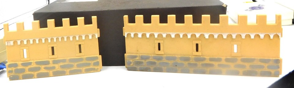 Marx Miniature Castle Short and Long Walls Set of Two | eBay