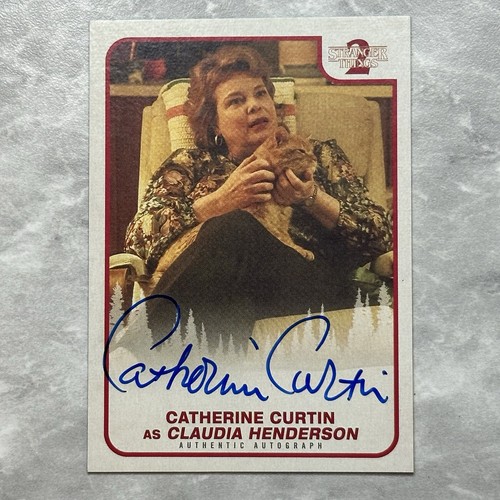 Catherine Curtin Signed 2019 Topps Stranger Things Autograph Card ...