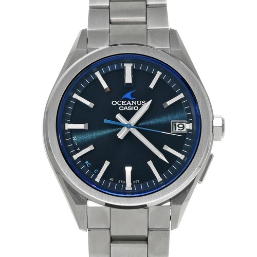 CASIO OCEANUS Classic OCW-T200S-1AJF Blue Silver Men's Wristwatch Watch Used | eBay