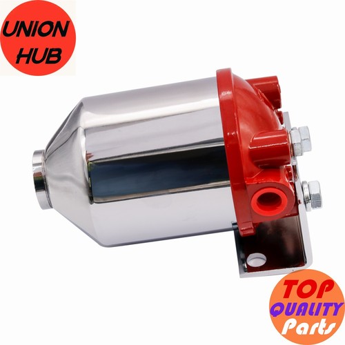 Inline Canister Large Fuel Filter Frame 3/8 NPT Inlet Outlet Racing 10 ...