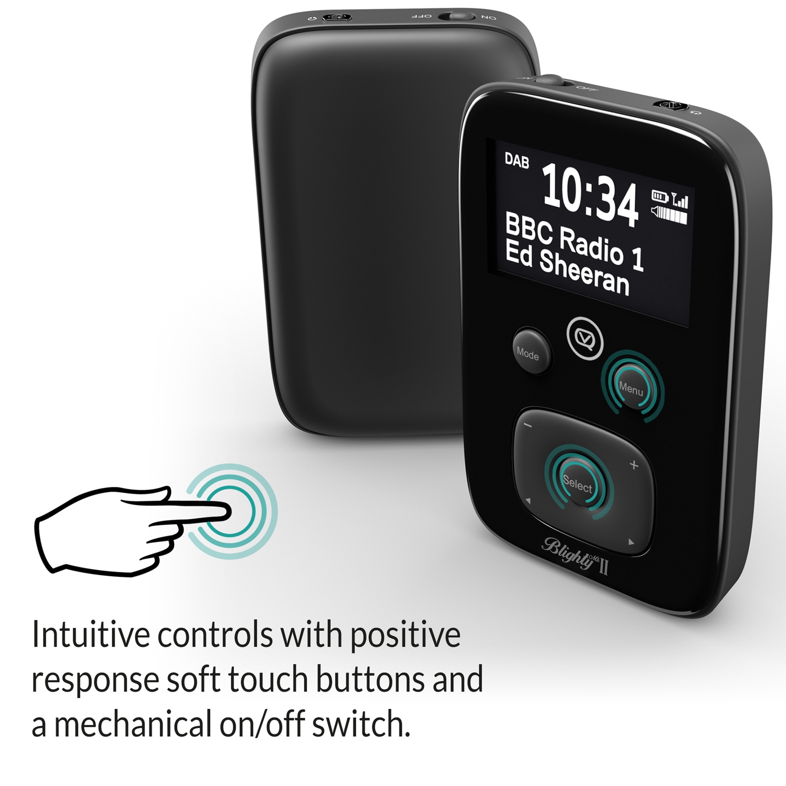 Personal Portable Pocket Digital DAB/DAB+ FM Radio & Earphones - VQ ...