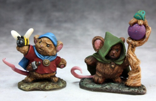Reaper Miniatures Mousling Druid & Beekeeper #03744 Dark Heaven ...