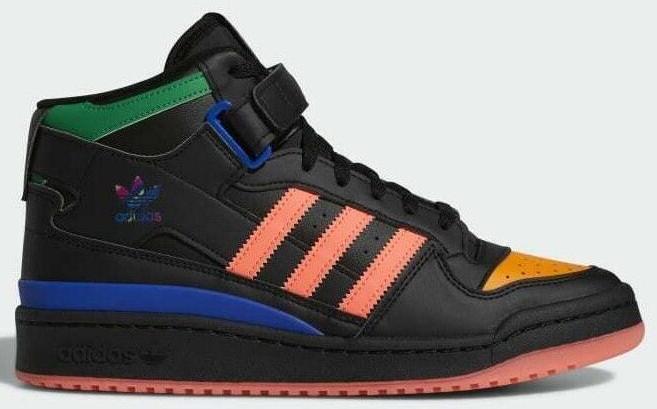 adidas Forum Mid Black Multi for Sale | Authenticity Guaranteed | eBay