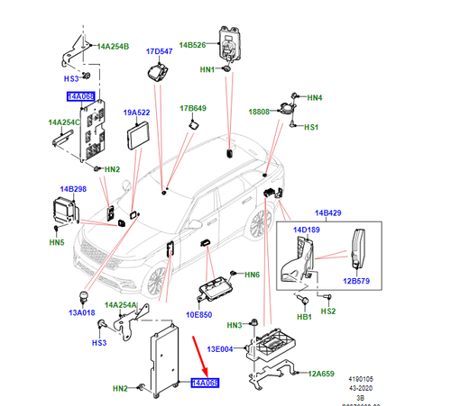 LAND ROVER RANGE ROVER VELAR L560 Fuse Box LR174522 NEW OEM | eBay UK