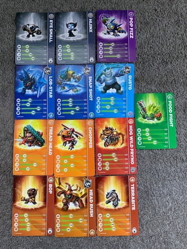 Skylanders Game Character Cards Lot of 13 Cards | eBay