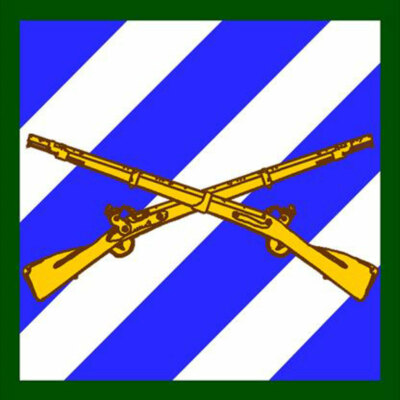 US Army Sticker Decal: 3d Infantry Division Crossed Rifles | eBay