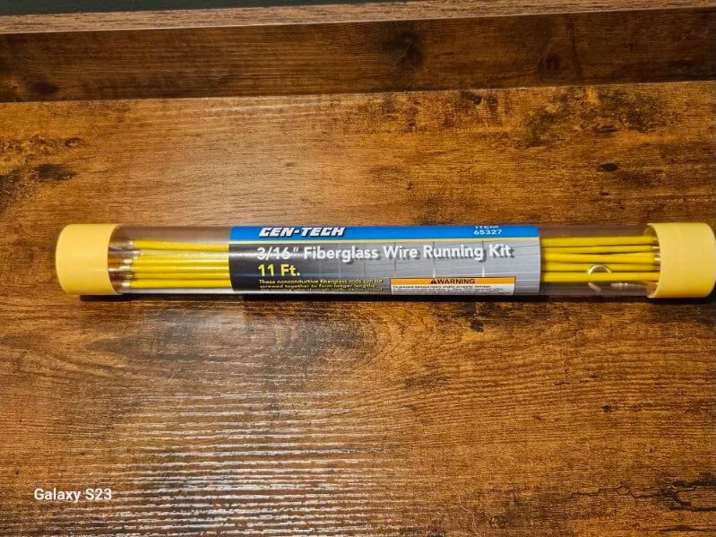 Cen-Tech 3/16" Fiberglass Wire Running Kit 33 Ft New | eBay