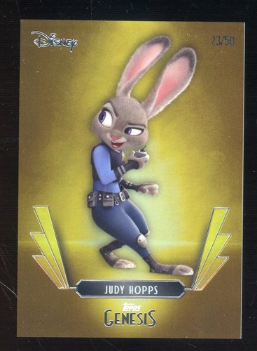 2025 Topps Disney Genesis Judy Hopps Gold Parallel 23/50 | eBay