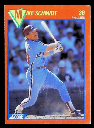 Mike Schmidt 1989 Score #76 Phillies | eBay