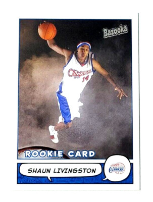 2004-05 Topps Bazooka Shaun Livingston Rookie Card #210 | eBay