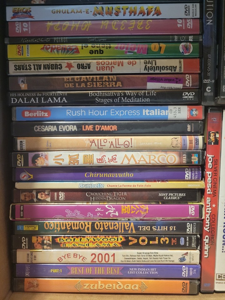 42 - DVD Lot Foreign Language Unknown Movies, Shows & More Assorted ...