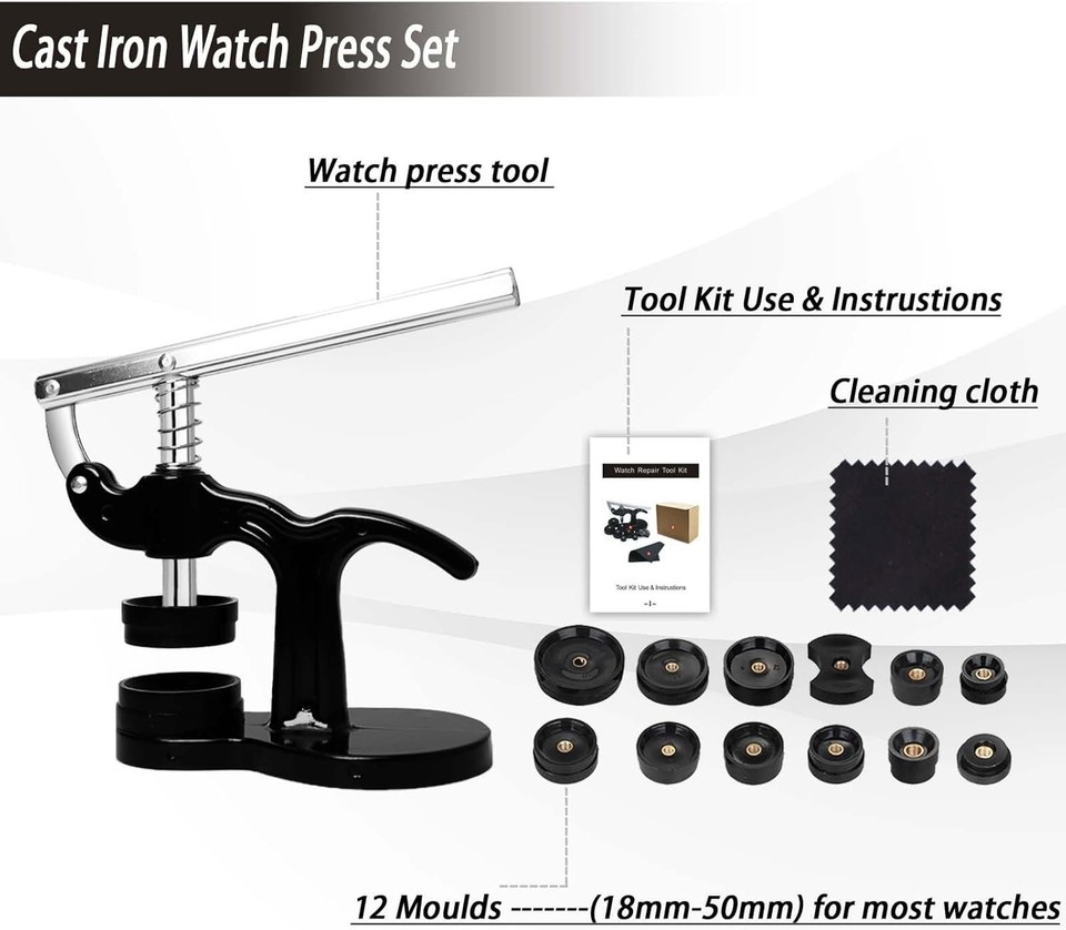 Complete Watch Repair Kit with 145 Tools & 60 Batteries | eBay