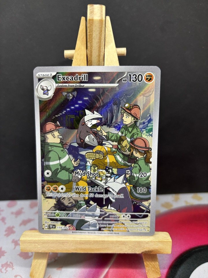 Pokémon TCG Excadrill 174/162 Temporal Forces Illustration Rare NM ...
