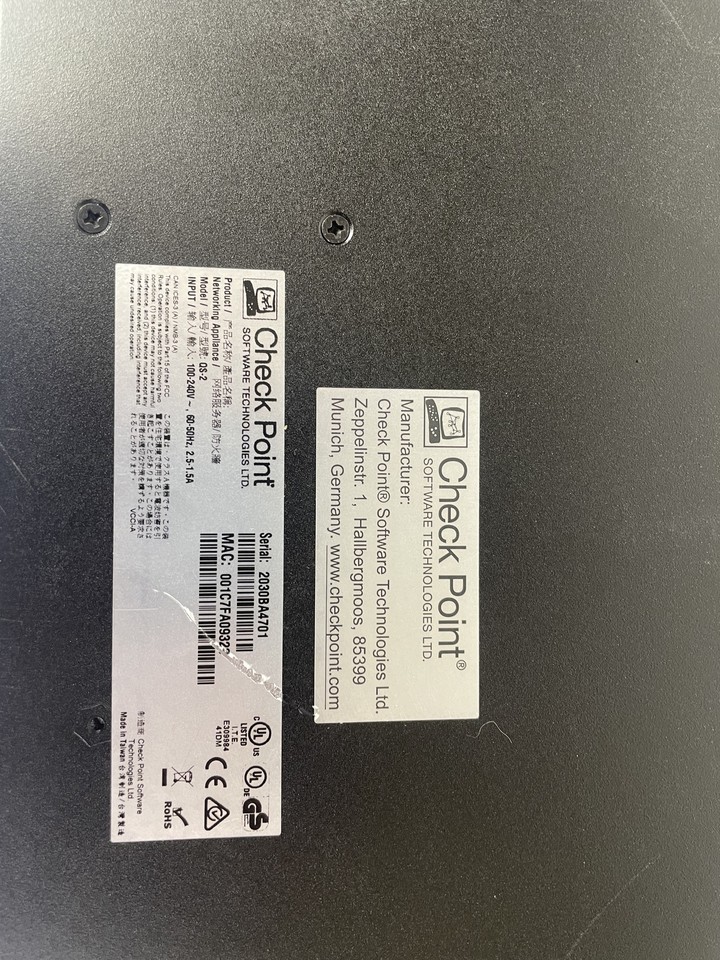 CHECK POINT QUANTUM 6200 SECURITY GATEWAY QS-2 | eBay