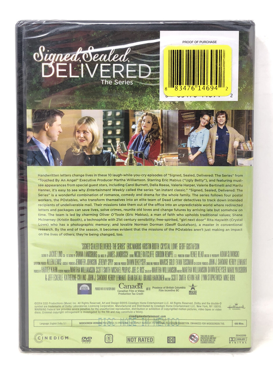 Signed, Sealed, Delivered: The Complete Series Hallmark DVDs 2015 — OOP ...