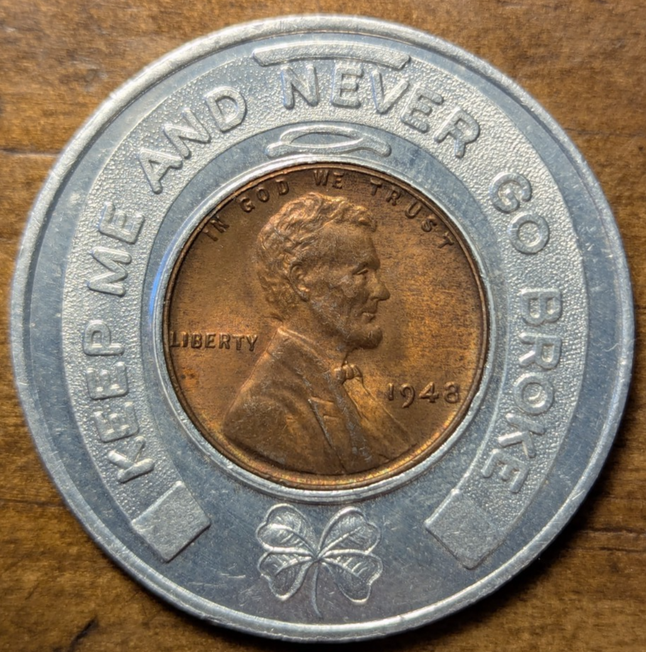 1948 Moscow, Idaho ID Neely's Taxi Transportation Encased Cent Penny ...