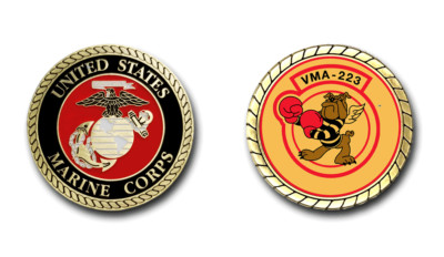 VMA-223 Bulldogs Squadron US Marine Corps Challenge Coin | eBay