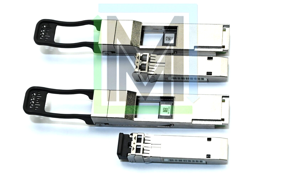 LOT OF 2 CVR-QSFP-SFP10G CISCO QSFP TO SFP/SFP+ ADAPTER MODULE non-holo ...